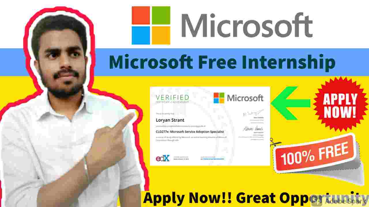 Microsoft Free Internship 2021 Microsoft Launched Future Ready Talent Program Free 